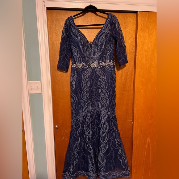 Mon Cheri | Dresses | Navy Montage By Mon Cheri Mother Of The ...